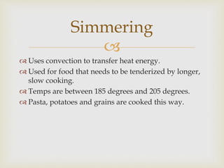Principles of cooking | PPTX