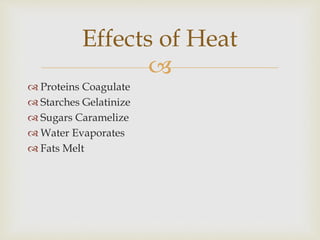 Principles of cooking | PPTX