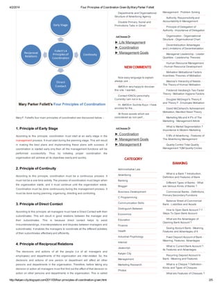 Principles of coordination | PDF