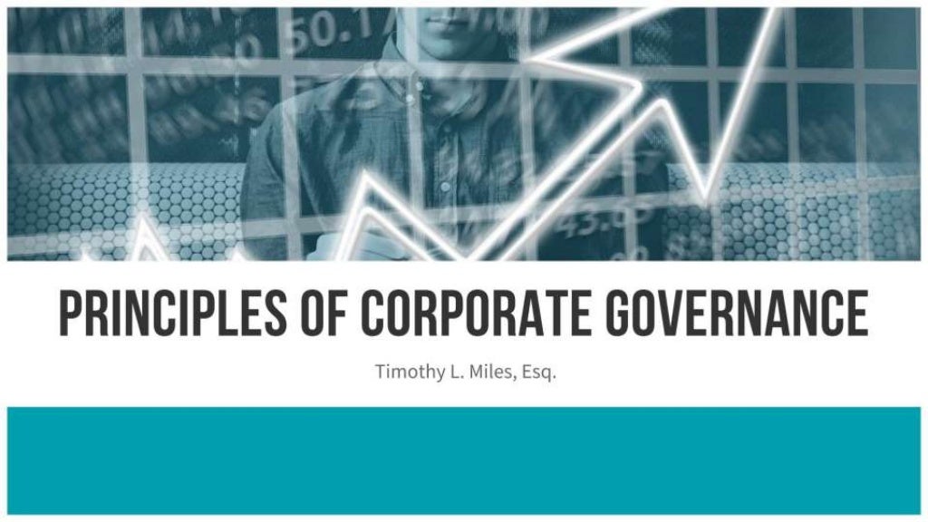 Principles of Corporate Governance