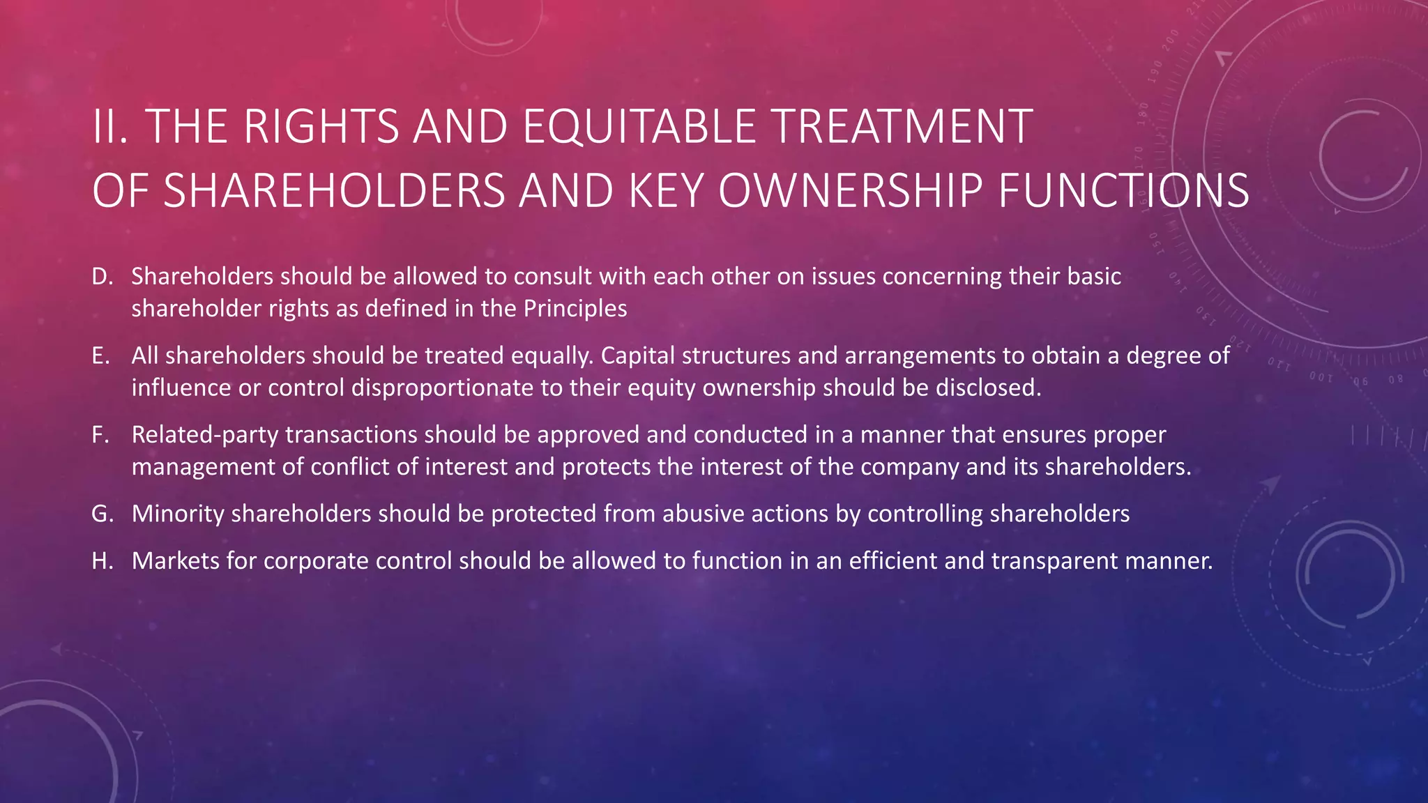 Principles of Corporate Governance | PPTX