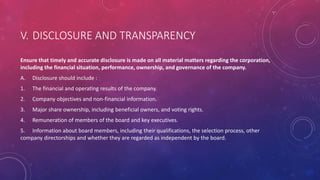 Principles of Corporate Governance | PPTX