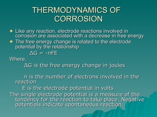 Principles of corrosion | PPT
