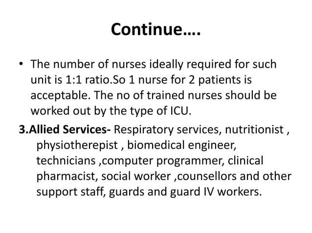 PRINCIPLES OF CRITICAL CARE UNIT.pptx | First Aid | Injuries