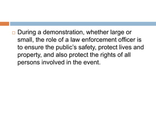 Principles of crowd control | PPTX