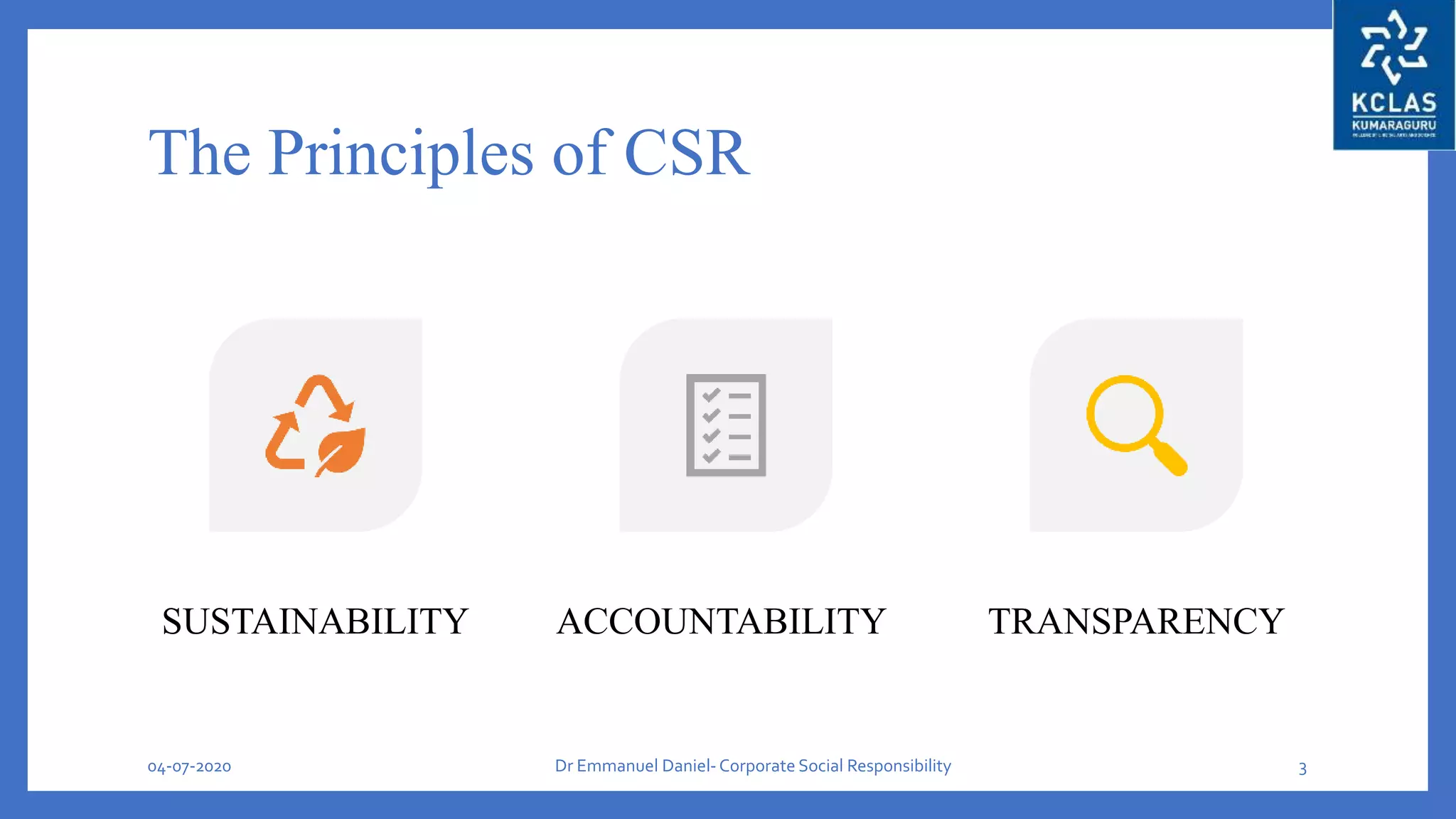 The Principles of CSR | PPTX