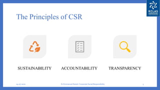 The Principles of CSR | PPTX | Business | Business and Finance