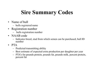 Principles of Dairy Cattle Breeding in Africa | PPT