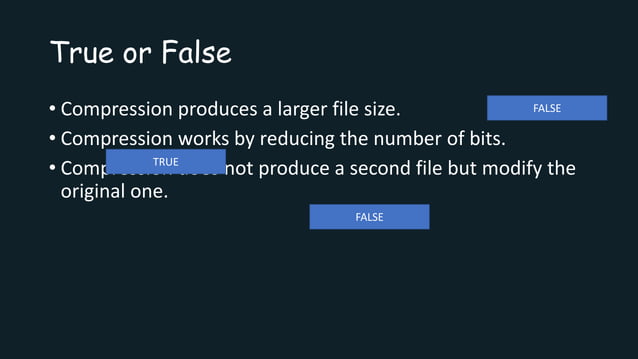 Lesson 20: Principles of data compression | PPT