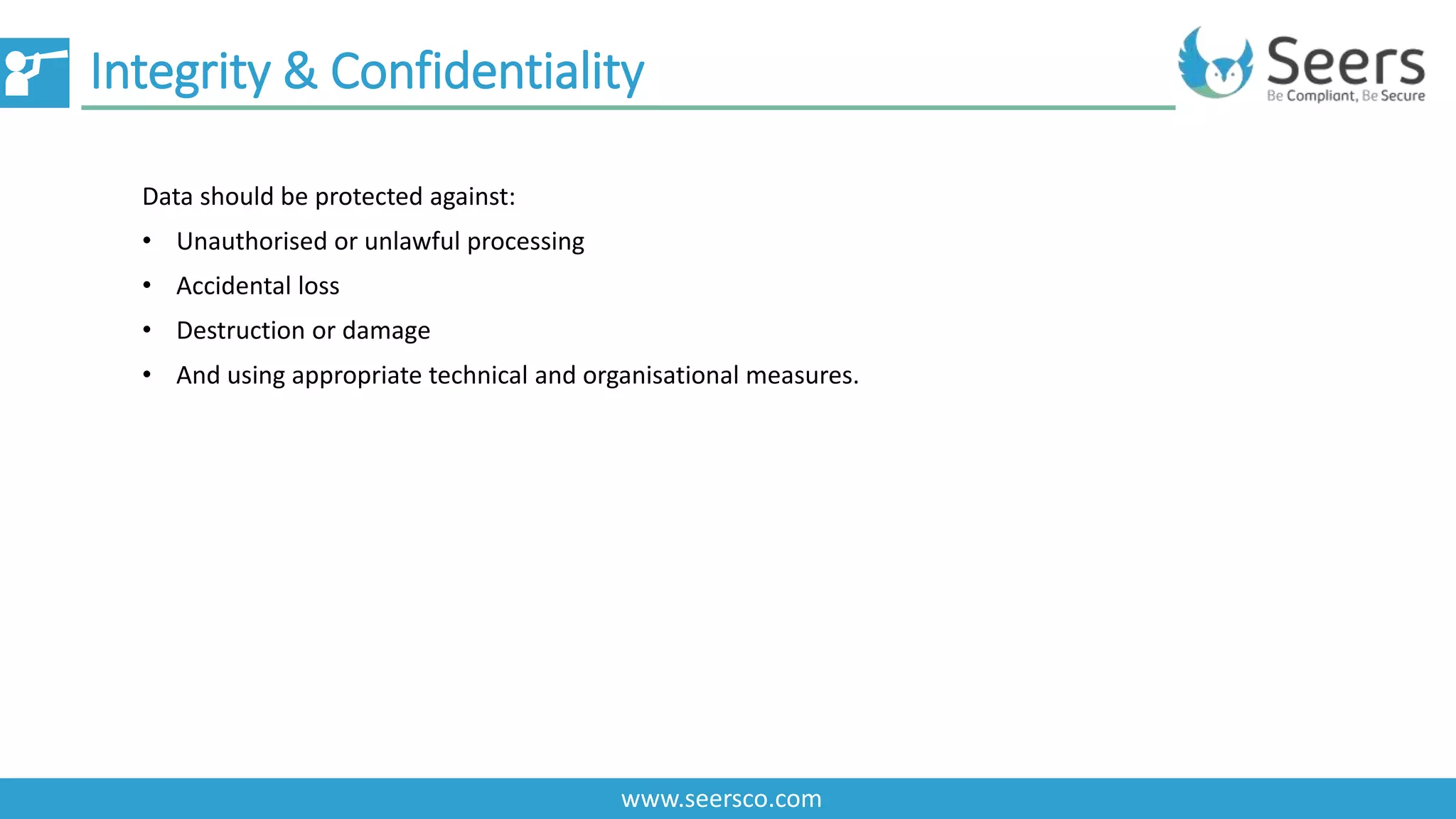 Principles of Data Protection | PPTX