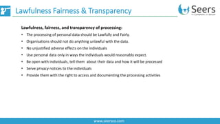 Principles of Data Protection | PPTX