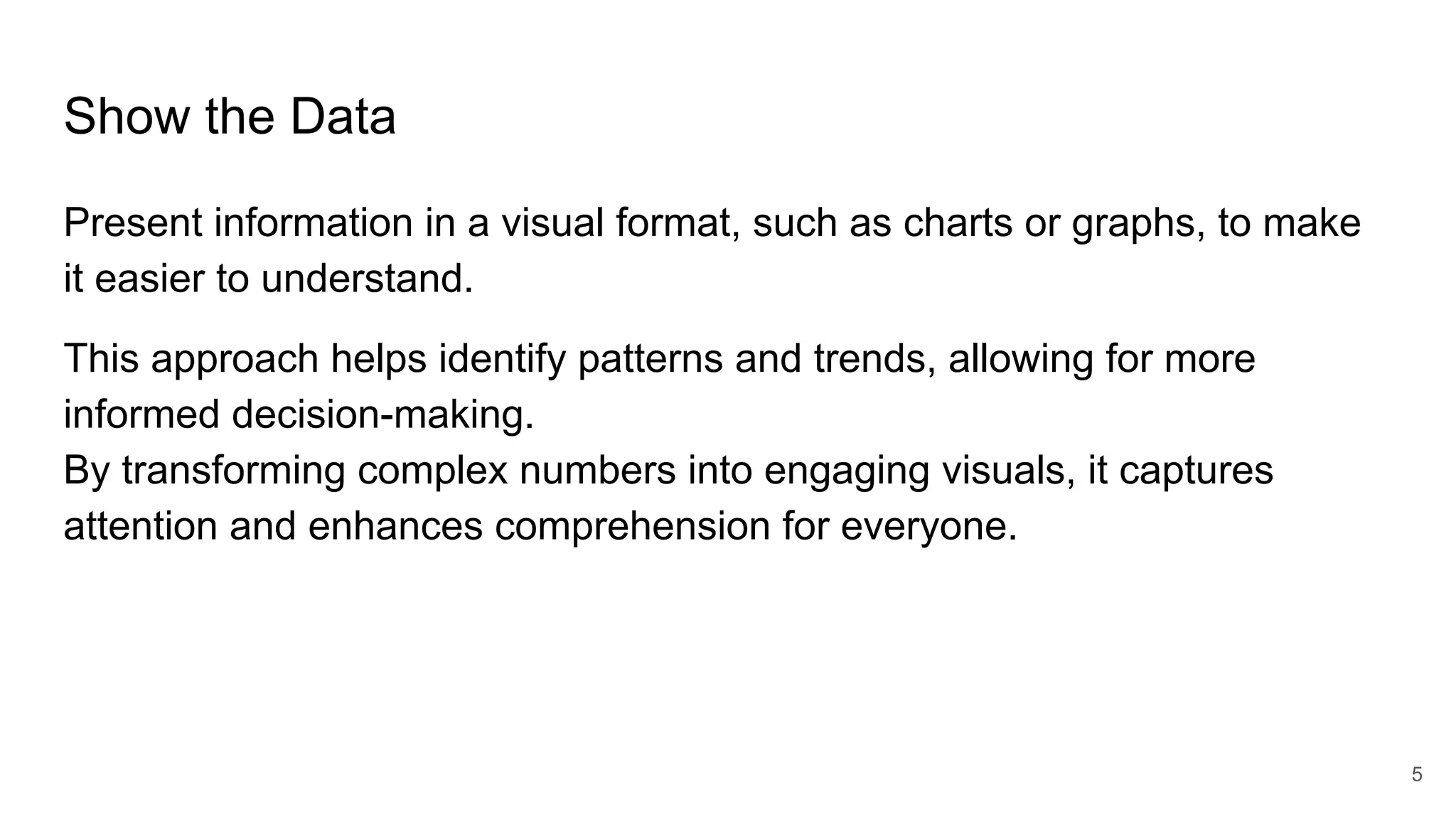 Principles of Data Visualisation Seminar | PDF