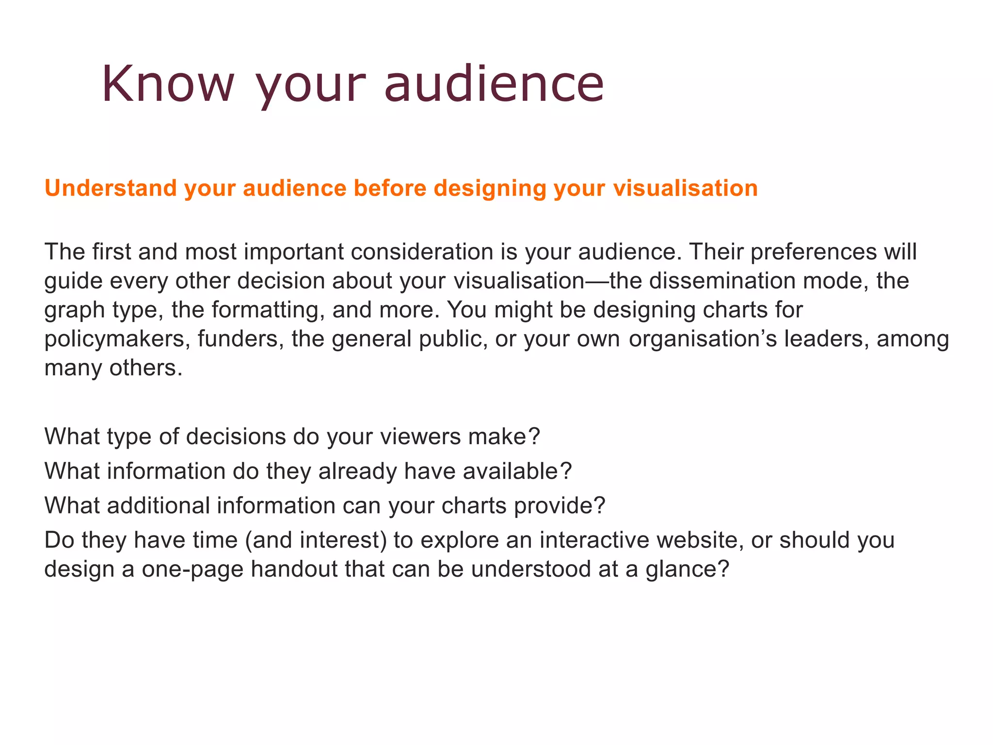 Principles of data visualisation 2021 | PDF