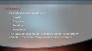Principles of deformity correction | PPTX