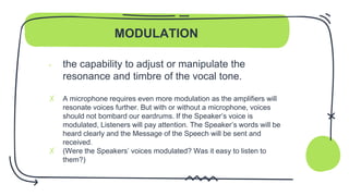 Principles of delivering speech | PPTX