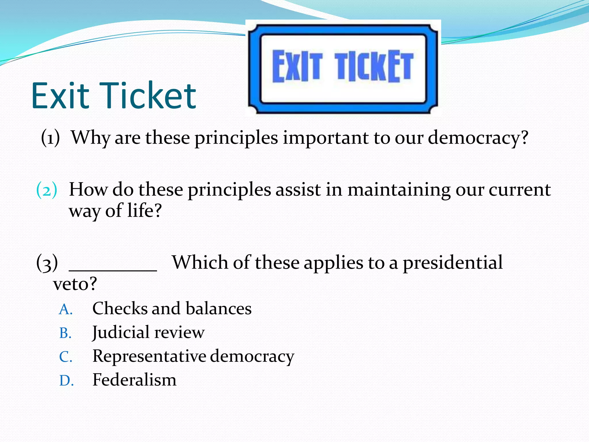 Principles of Democracy | PPTX