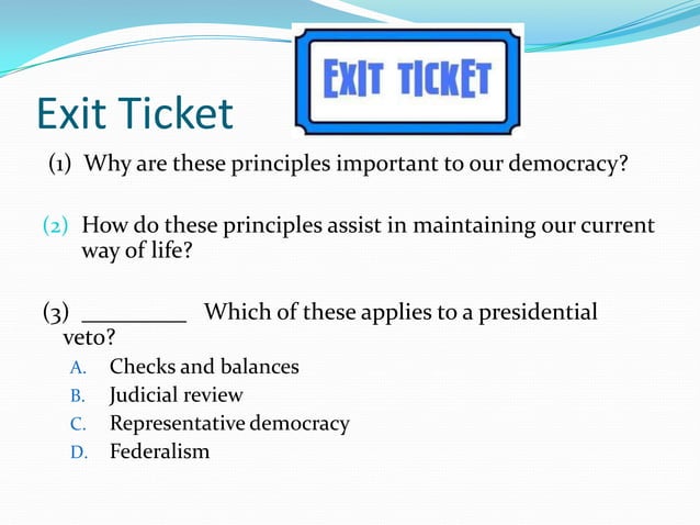 Principles of Democracy | PPTX