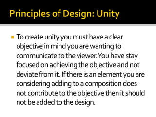 Principles of design | PPTX