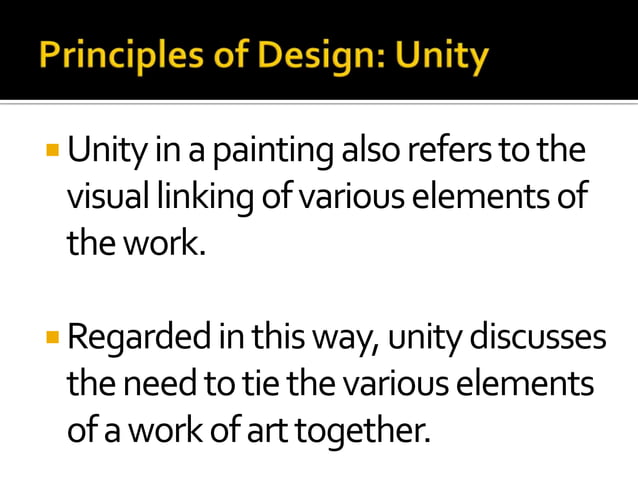 Principles of design | PPTX | Painting | Arts and Crafts
