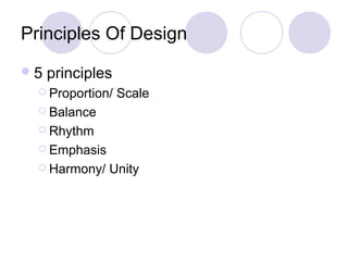 Principles of design | PPT
