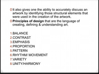 Principles of design | PPTX