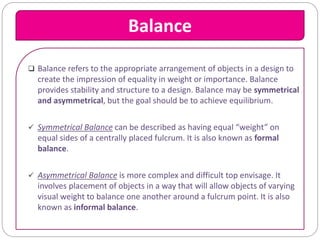 Week 1 Elements and Principels of Design | PPTX