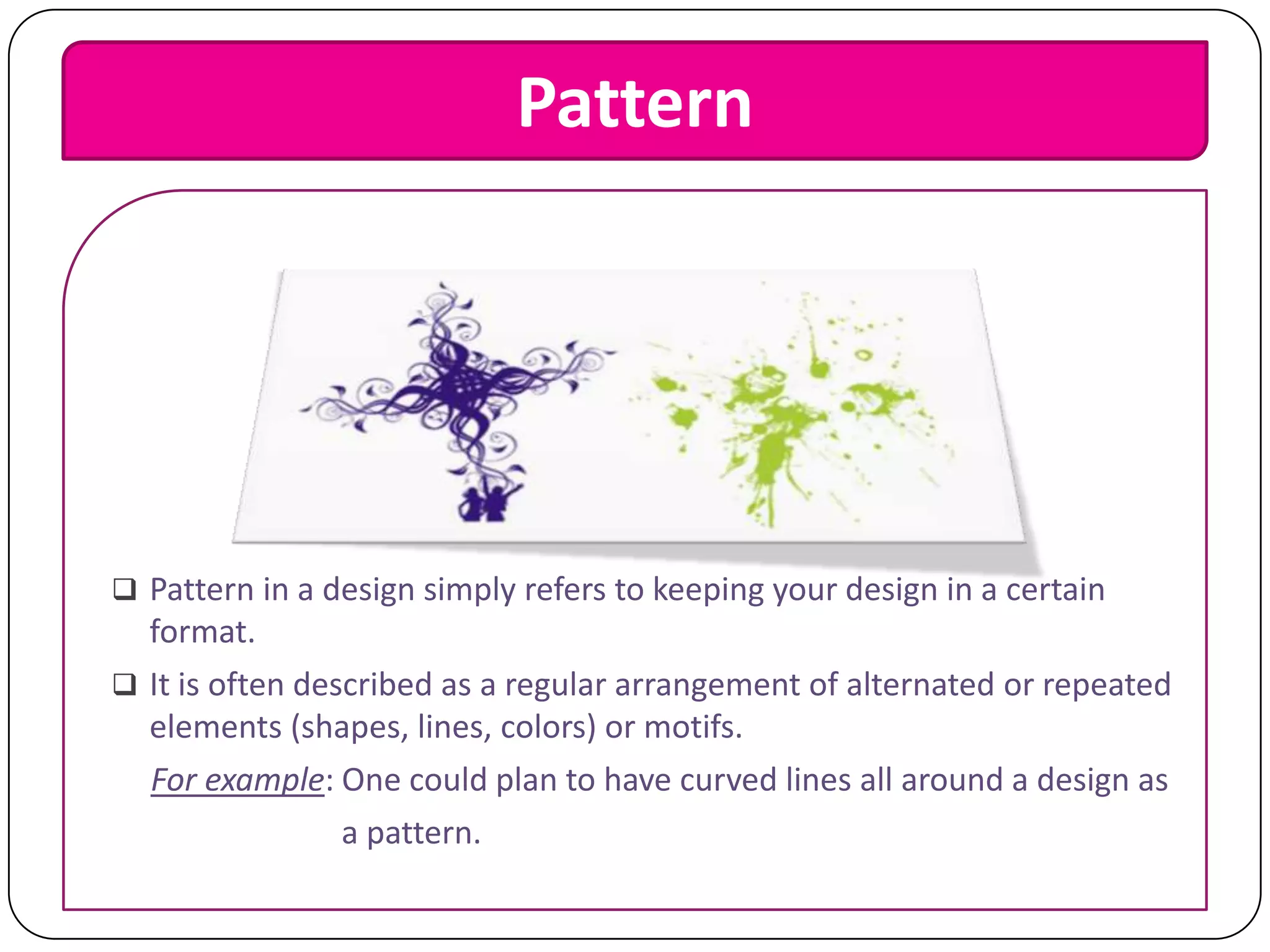 Elements and Principles of Design | PPTX | 3-D Graphics | Computer ...