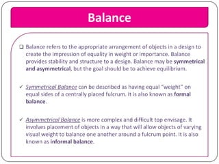 Elements and Principles of Design | PPTX
