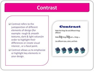 Elements and Principles of Design | PPTX