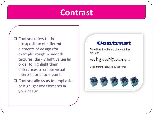 Elements and Principles of Design