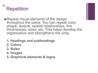 Principles of Design | PPT