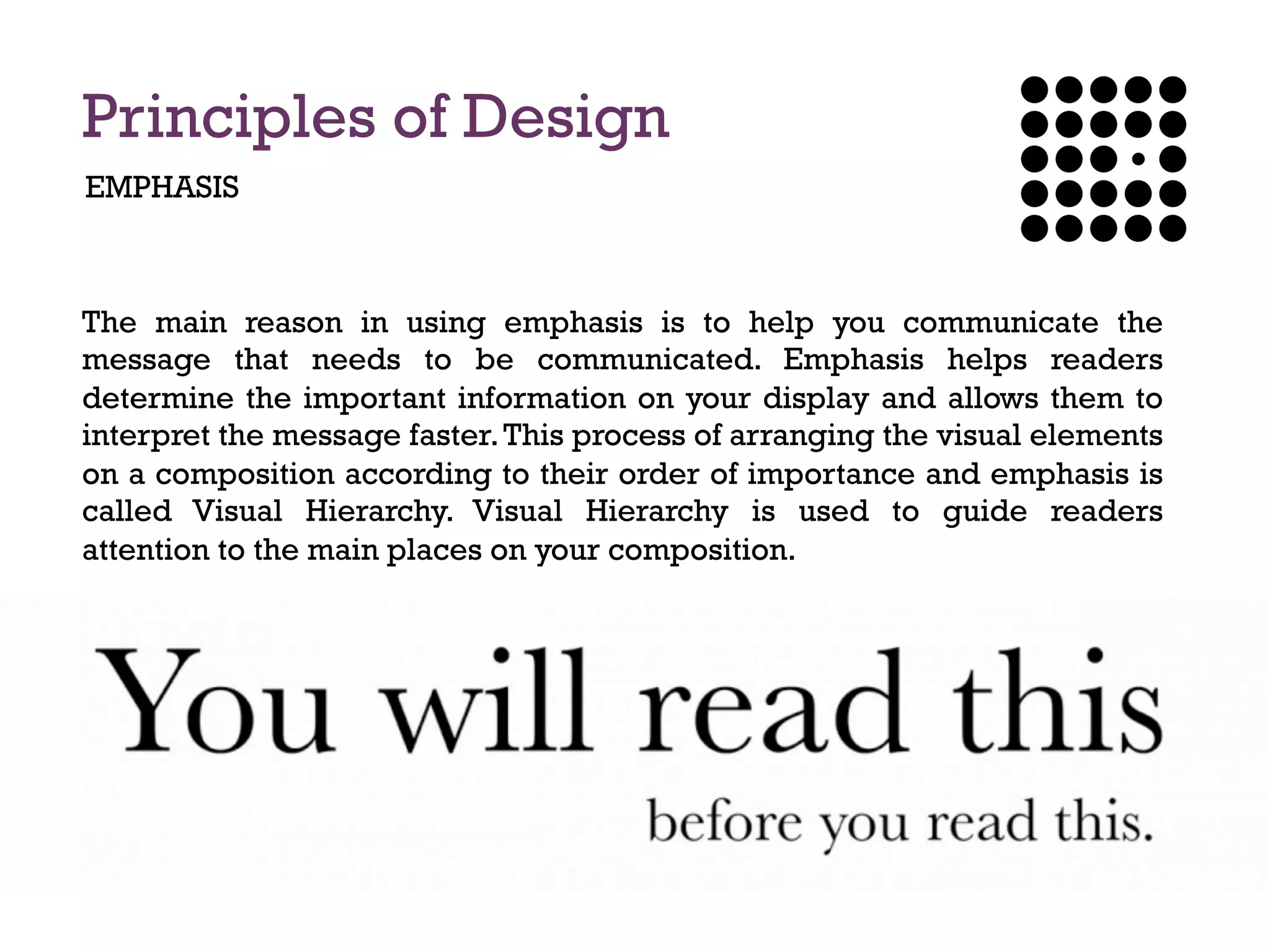 Principles of design | PDF