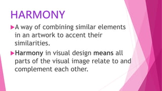 Principles of design | PPTX