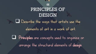 Principles of design | PPTX