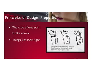 Principles of design | PDF | Women\'s Outerwear | Women\'s Clothing