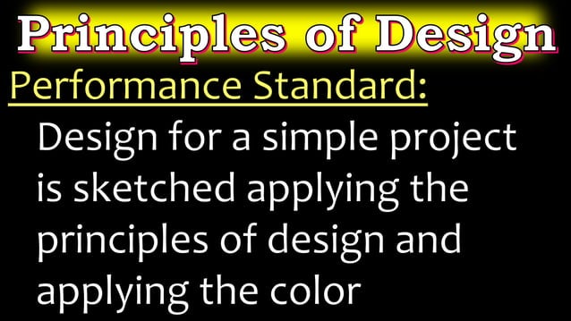 Principles of design | PPTX