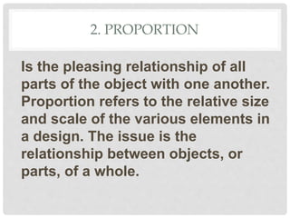 Principles of design | PPTX