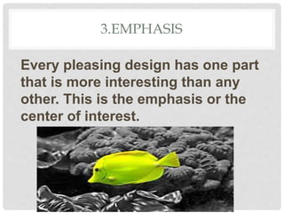 Principles of design | PPTX