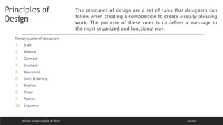 Principles of design-new | PPSX | Modern Art | Fine Art