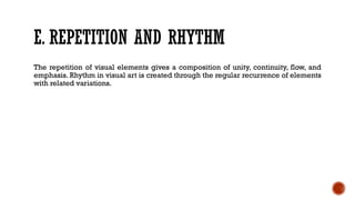 Arts 10 1st quarter Principles of Design.pptx | Painting | Arts and Crafts