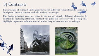 Principles of design second semester b arch | PPT