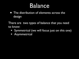 Principles of design and masks | KEY