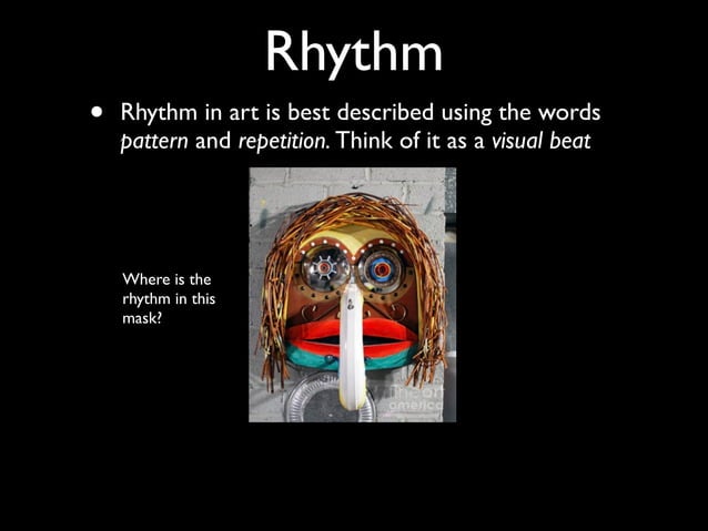 Principles of design and masks | PPT | Free Download