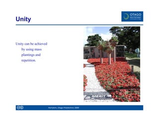 Principles Of Design For Plant Display | PPT