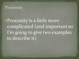 Principles of Design: Proximity and Unity | PPTX