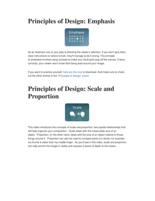 Principles of design series | PDF