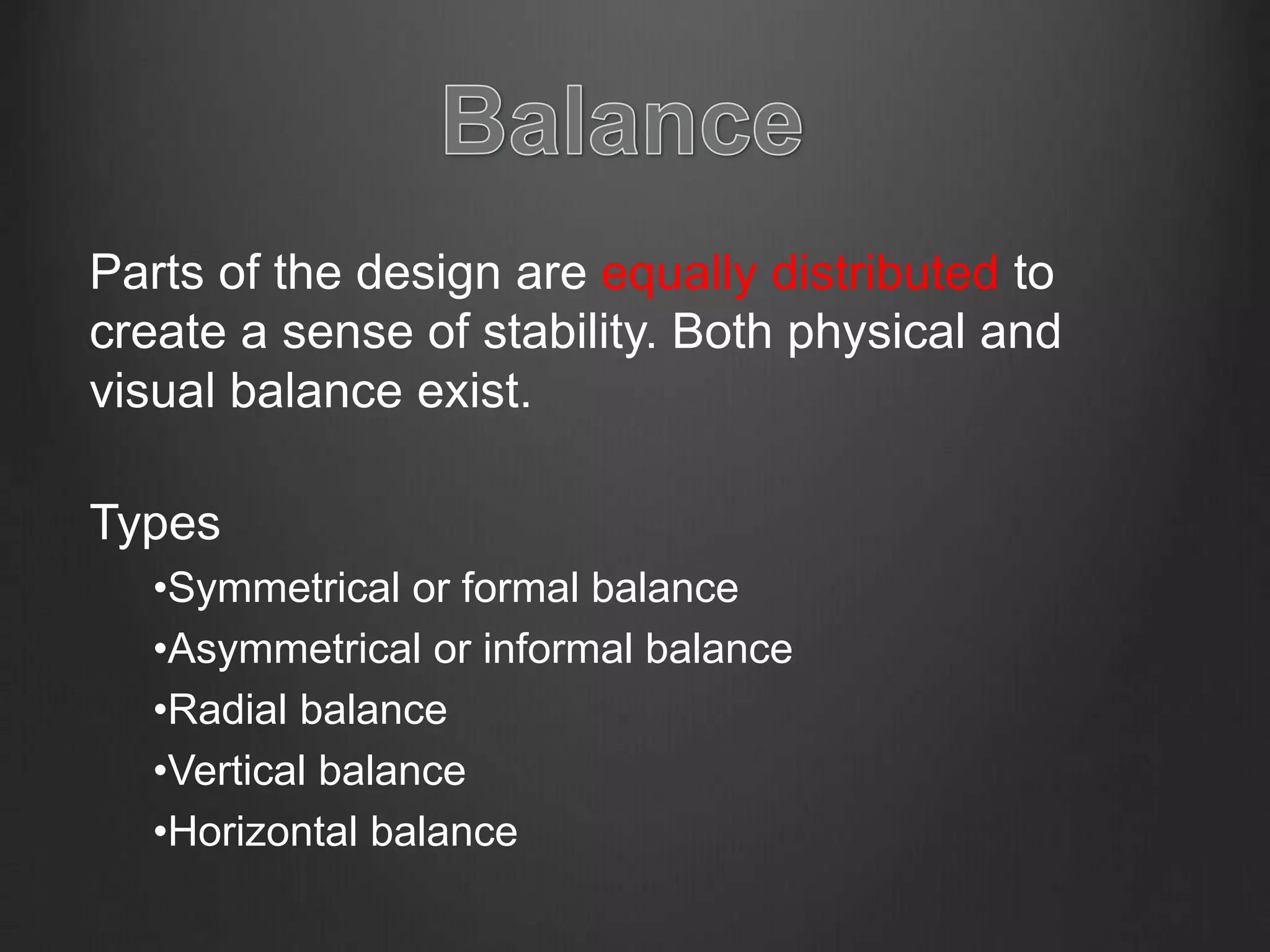 Principles of design theory of design module 2 proportion,scale, hierarchy etc | PPTX