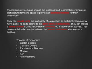 Architectural Proportion Systems
