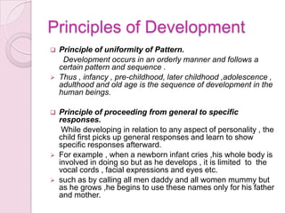 Principles of development | PPTX