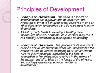 Principles of development | PPTX
